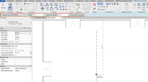 creating stairs with landings and holes autodesk
