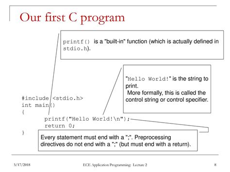 ECE Application Programming Ppt Download