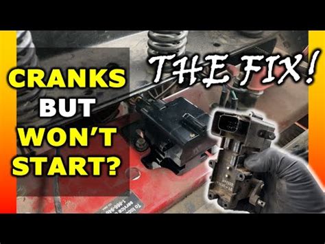 Toro MX5050 with Kohler KT735 Cranks But Won’t Start; THE FIX! - YouTube