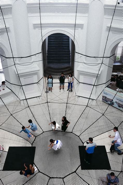 Interactive Net Installation At The National Museum Of Singapore