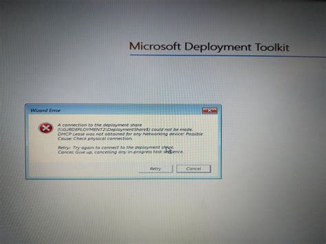 microsoft deployment toolkit connection issues windows level1techs