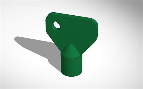 3d Design Llave Triangular Tinkercad
