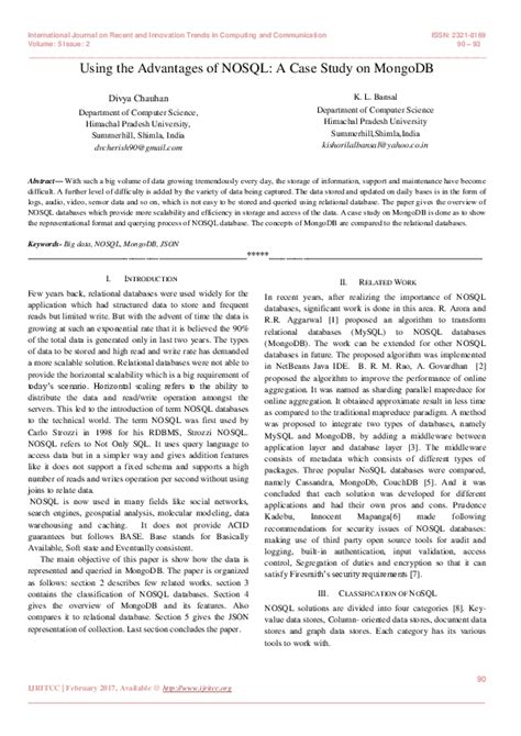 Pdf International Journal On Recent And Innovation Trends In Computing And Communication Using