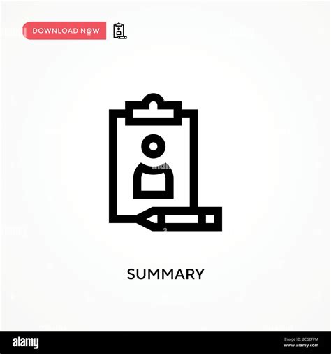 Summarization Stock Vector Images Alamy