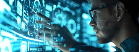 Data Science Scientist Computing Analysing And Visualizing Complex Data Set On Computer