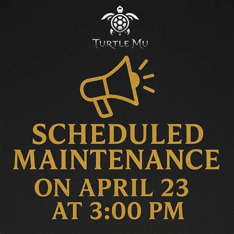 Turtle Mu 🚨 [maintenance Notice] Turtle Mu Online 🚨 Hey Facebook