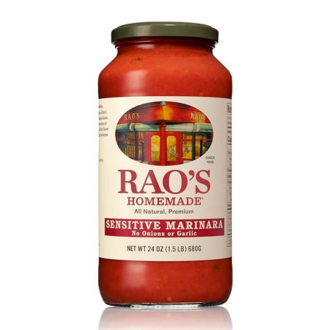 Raos Homemade Tomato Sauce Sensitive Formula 24 Oz