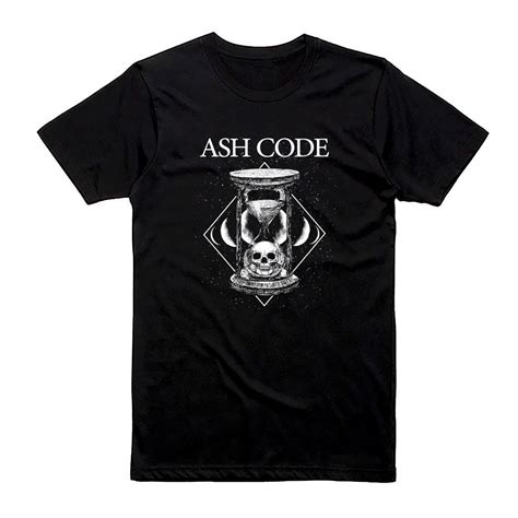 Ash Code Hourglass Death T Shirt Gothicat Goth Feline Kvlt