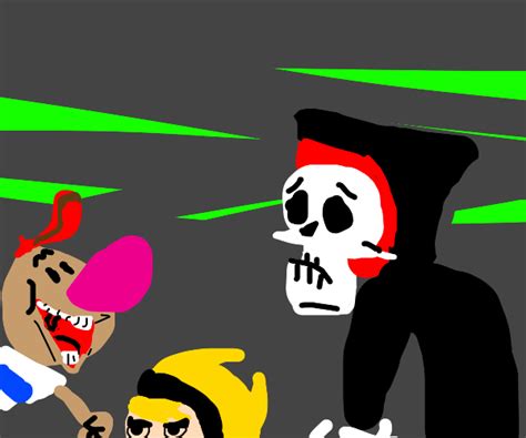 Silly Grim Reaper Drawception