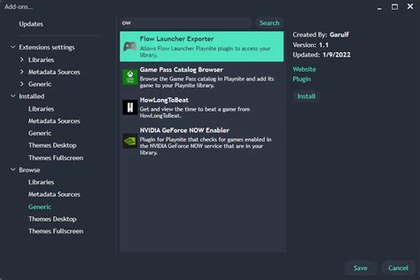 GitHub Garulf Playnite Plugin Search And Launch Your Playnite Library