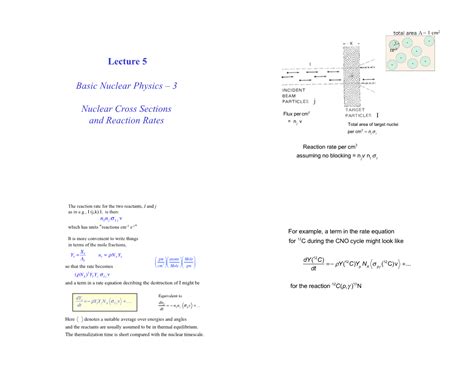 Lecture 5 Basic Nuclear Physics 3 Nuclear Cross Sections And Docslib