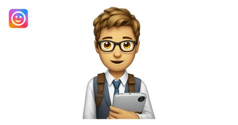 Nerd Emoji With Phone Emoji Ai Emoji Generator