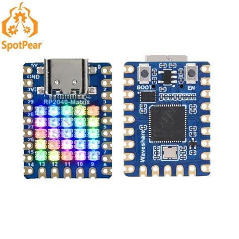 Raspberry Pi Rp2040 Matrix Development Board 5 5 Rp2040 Rgb Led Matrix Based On Rp2040 Dual