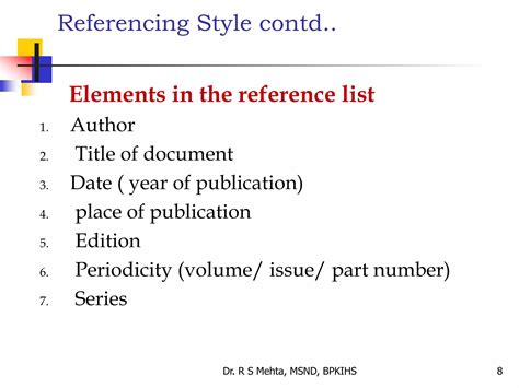 6 Referencing Styles PPSX