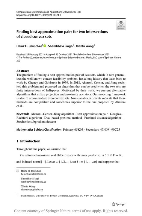 finding best approximation pairs for two intersections of closed convex