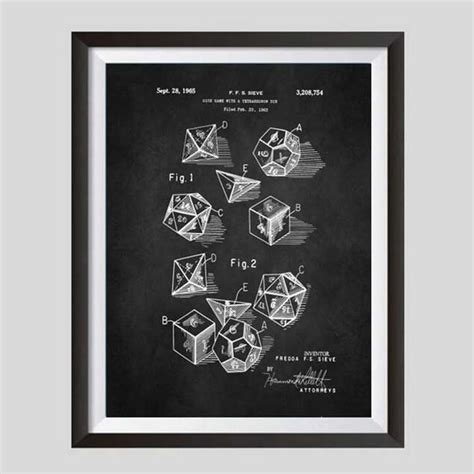 Poster De Jeu De Rôle Modèle Set Dés De Jdr Le Rôliste Sale