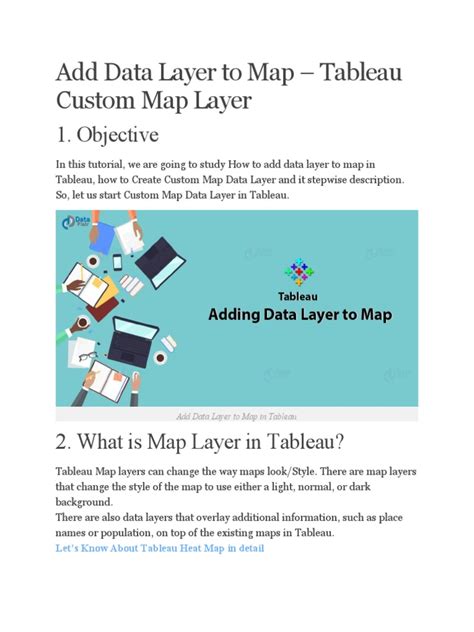 Add Data Layer To Map Tableau Custom Map Layer 1 Objective Download Free Pdf Map