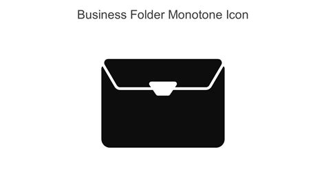 business folder monotone icon in powerpoint pptx png and editable eps