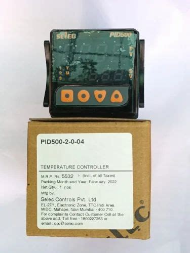 Selec Pid Digital Temperature Controller At Rs Selec PID Temperature Controllers In
