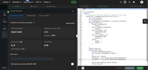 gfg160 geekstreak2025 gfg160days gfg160dayschallenge geeksforgeeks… hrishikesh kumar