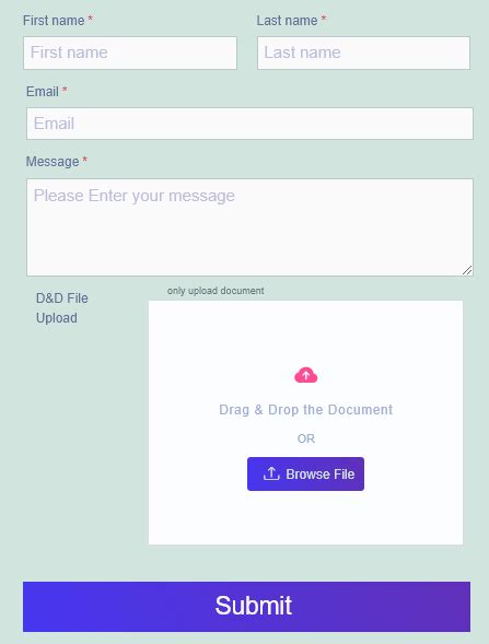 How To Create A File Upload Form In Easy Form Builder White Studio Team