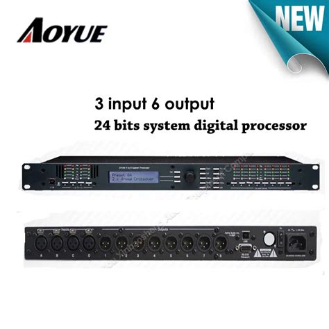 as 3 6 professional digital audio processor 3 input 6 output stage