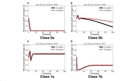 A D Steady State Dynamics Of Each Class In A Two Layered Black