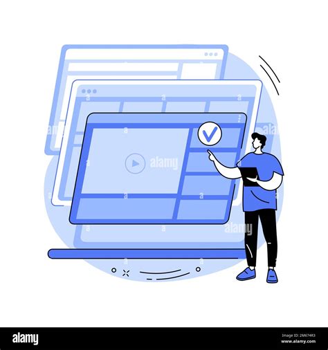 wireframe abstract concept vector illustration web page layout
