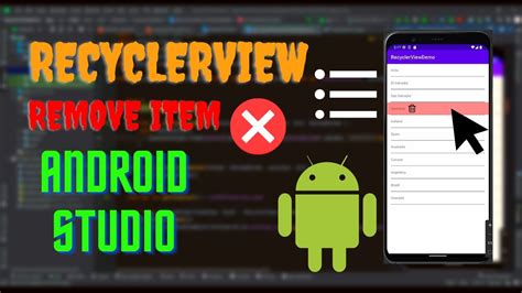 How To Remove Delete An Item From RecyclerView List Android Studio Kotlin Learn Android