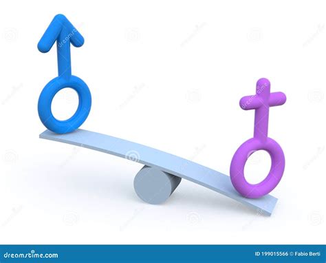 Gender Inequality Concept Stock Illustration Illustration Of Male
