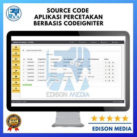 Jual Source Code Aplikasi Percetakan Berbasis Codeigniter Shopee Indonesia