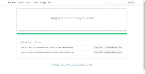 GitHub songquanpeng go file 基于 Go 的文件分享工具仅单可执行文件开箱即用内置图床和视频播放页面 File sharing tool based