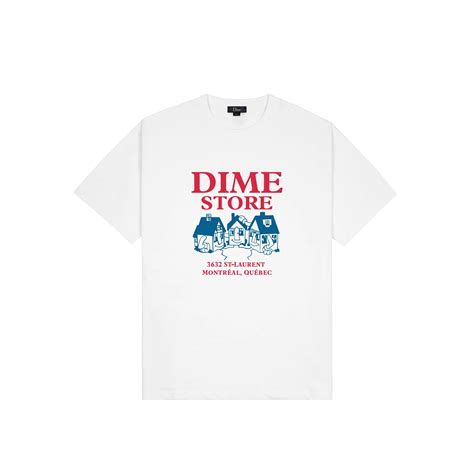 Dime Mens Skateshop Tee Extra Butter