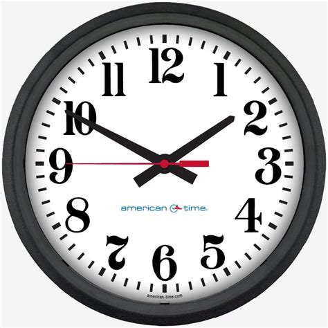 The Battery Powered American Time Radio Controlled Atomic Clock Receives A Signal From The