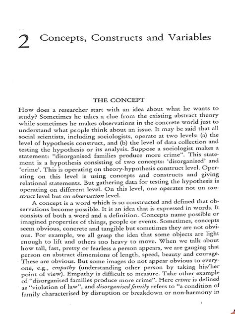 Concept Construct Variable Pdf