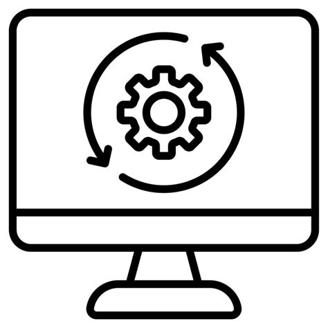 It Operations Icon Line Vector Illustration 40552970 Vector Art At Vecteezy