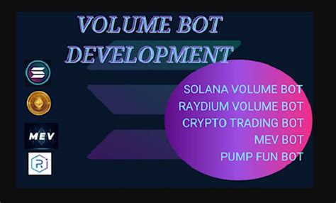 solana volume bot raydium bot dexscreener bot arbitrage bot volume