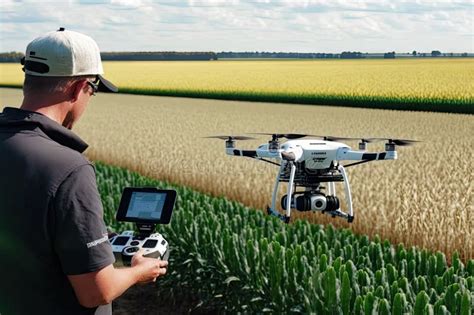Tests Even Farm With Agronomist Drone Stock Illustration Illustration Of Agro Nature 273636399