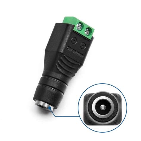 12v Dc Power Connector Female 5 5mm X 2 1mm Power Jack Adapter Coolerguys