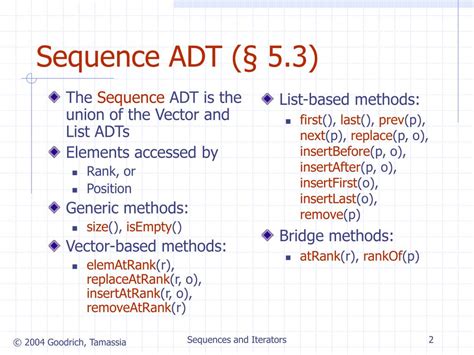 Ppt Sequences And Iterators Powerpoint Presentation Free Download Id 366038