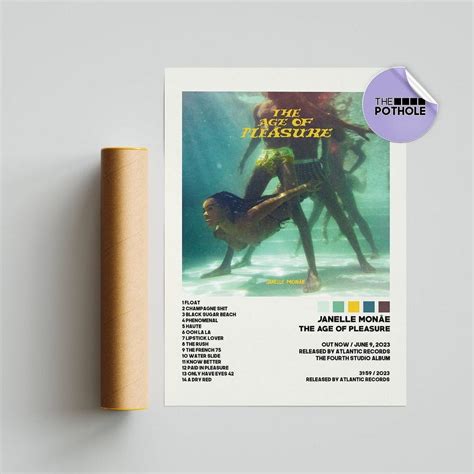 POSTER Janelle MonÃ¡e Posters | The Age of Pleasure Poster | Janelle MonÃ¡e, Tracklist Album ...