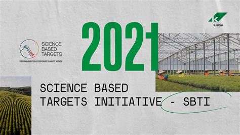 2021: SCIENCE BASED TARGETS INITIATIVE – SBTi - YouTube