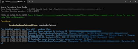 Azure Functions Cant Get Past Exception Binding Parameter When
