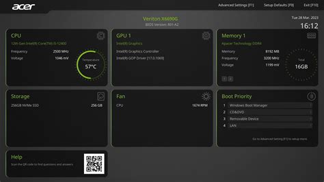 如何將 Vx6690g Bios 的 Sata Mode 修改為 Ahci Acer Community