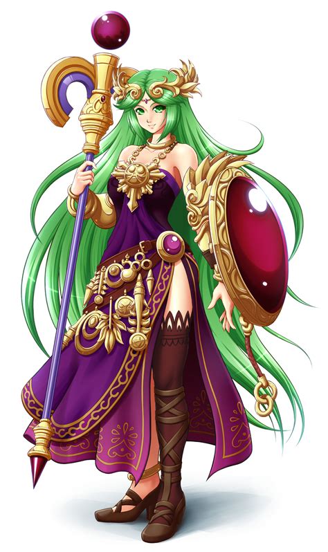 Palutena Super Smash Bros And 1 More Drawn By Mazume Danbooru