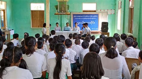 ဖျာပုံမြို့နယ်၊ ကျောက်ရဲ အ လ က ကျောင်း၌ လူငယ်စကားဝိုင်း ကျင်းပ Information And Public