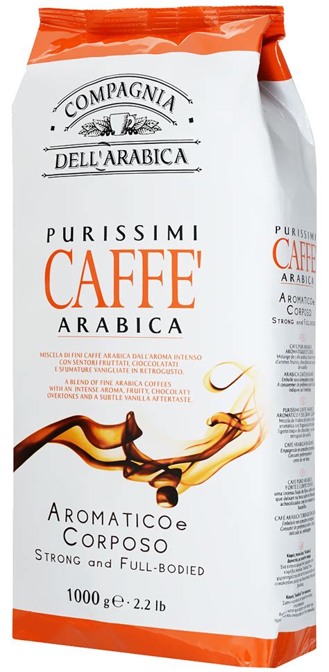Compagnia Dell'Arabica Purissimi Arabica кофе в зернах, 1000 г — купить ...