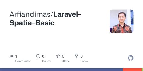 GitHub Arfiandimas Laravel Spatie Basic