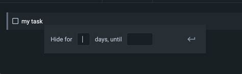 hide task until date r amplenote
