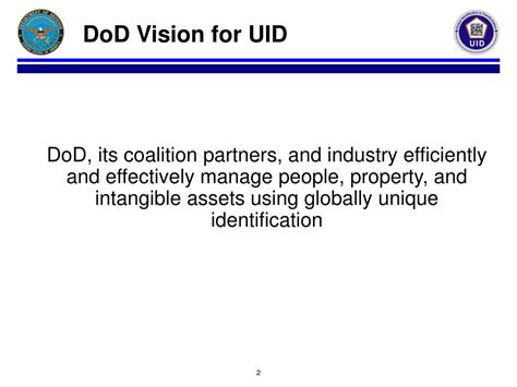 Ppt Unique Identification Uid Of Tangible Items Uii Leantha